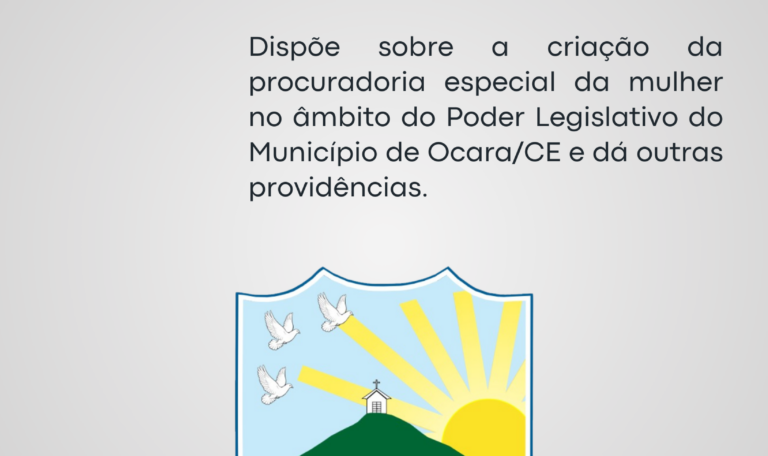 Projeto de Resolução nº 001/2025 – Câmara Municipal de Ocara